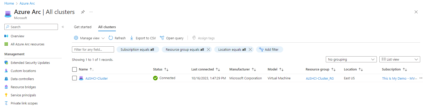 Azure Stack HCI - Part III - Advanced Deployment of A Single Node Cluster - This Is My Demo